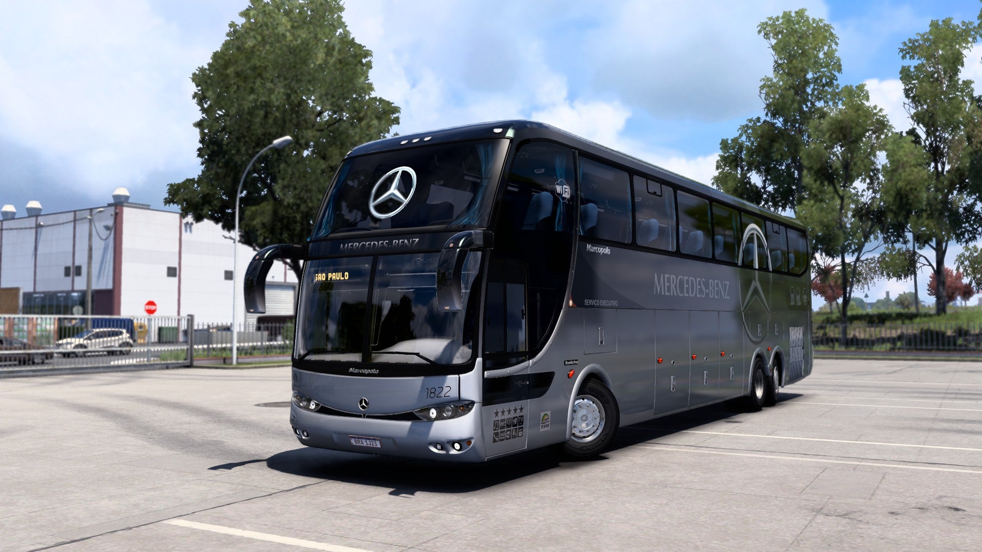 ETS2 Mod Bus G6 Mercedes-Benz 6x2 Paradiso 1550 LD – Loja Fabio Contier ...